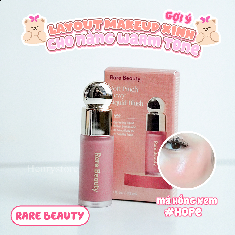 Má hồng dạng kem RARE BEAUTY - màu Hope (mini 3.2ml) | Shopee Việt Nam