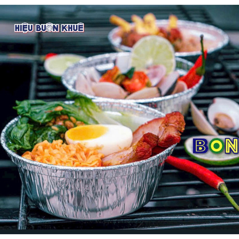 20 Chén Nhôm Chén Giấy Bạc Nướng Bánh Bông Lan, Mắm Chưng, Đựng Thực ...