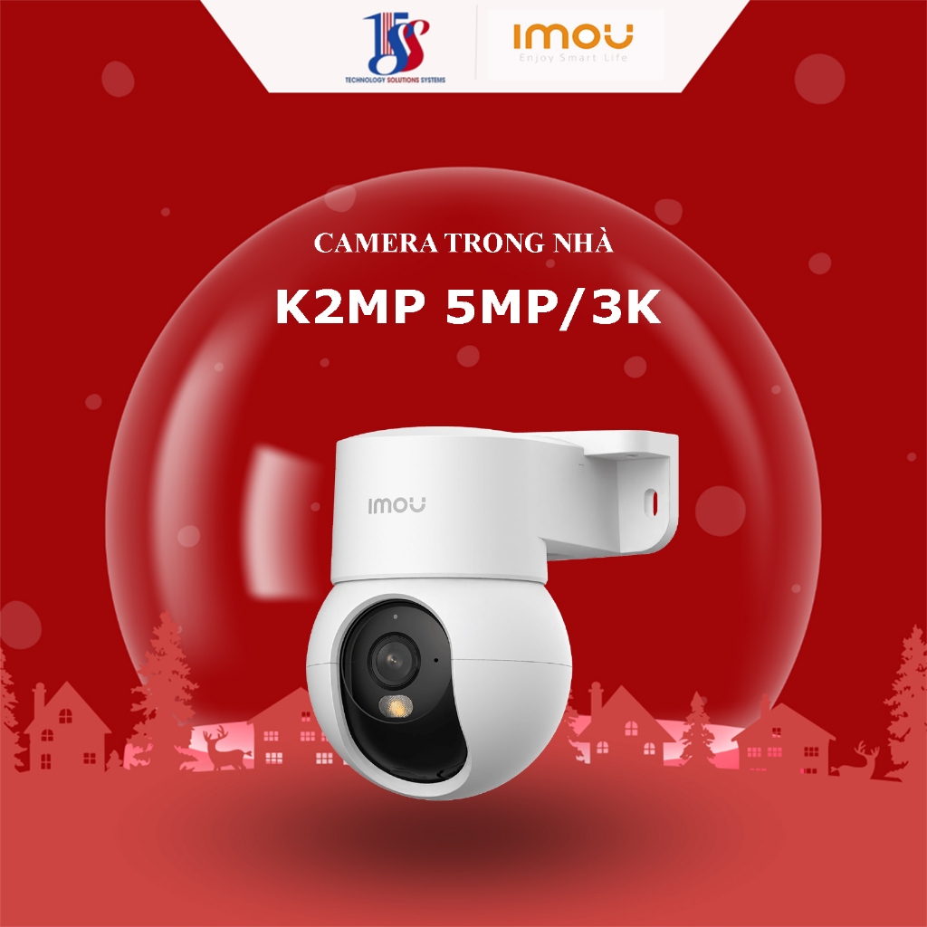 Camera wifi, Camera IMOU Ranger mini K2MP 3K,2K xoay 360 độ,đàm thoại 2 ...