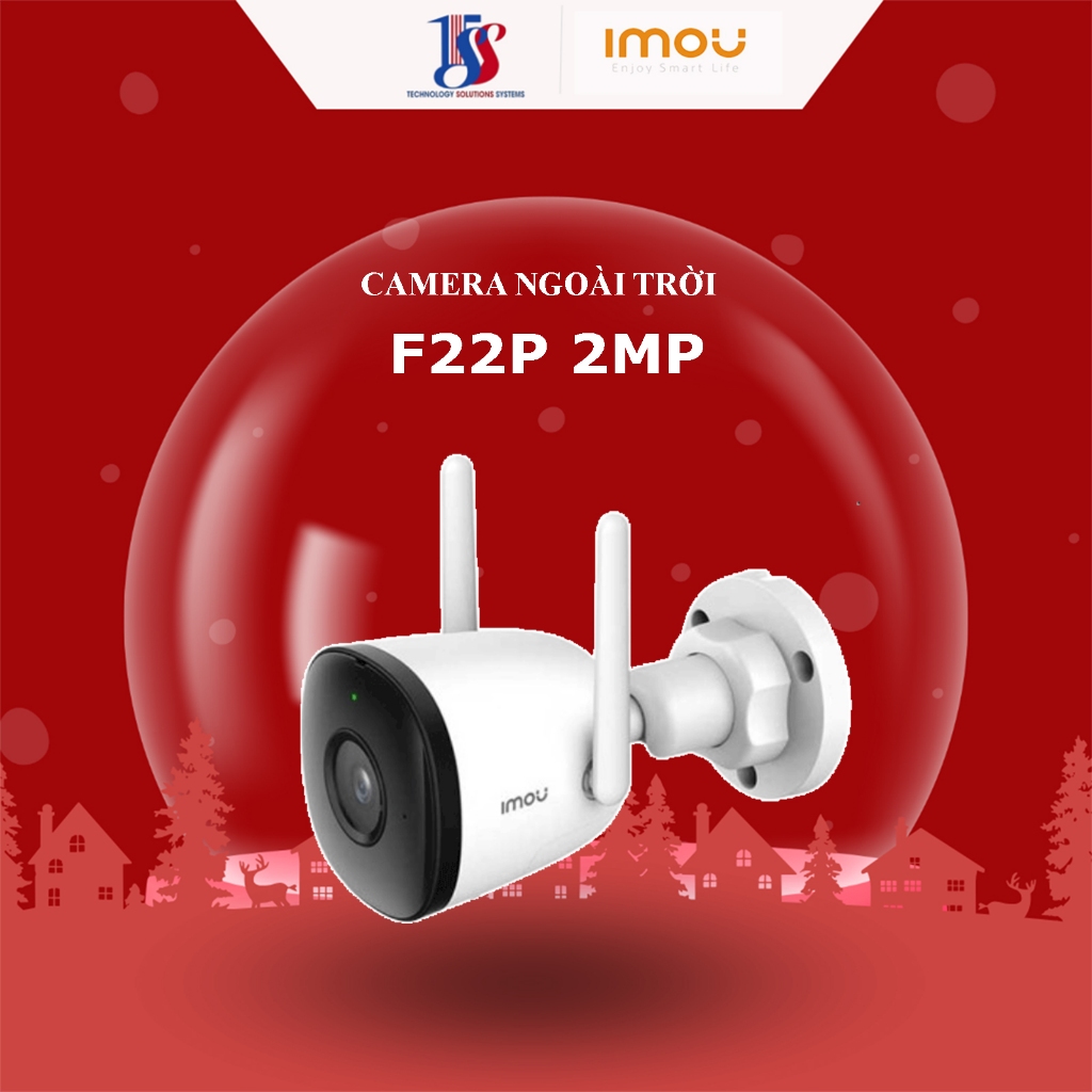 Camera wifi,camera imou ngoài trời IPC-F22P FHD, F32P 2K (3MP) góc rộng ...