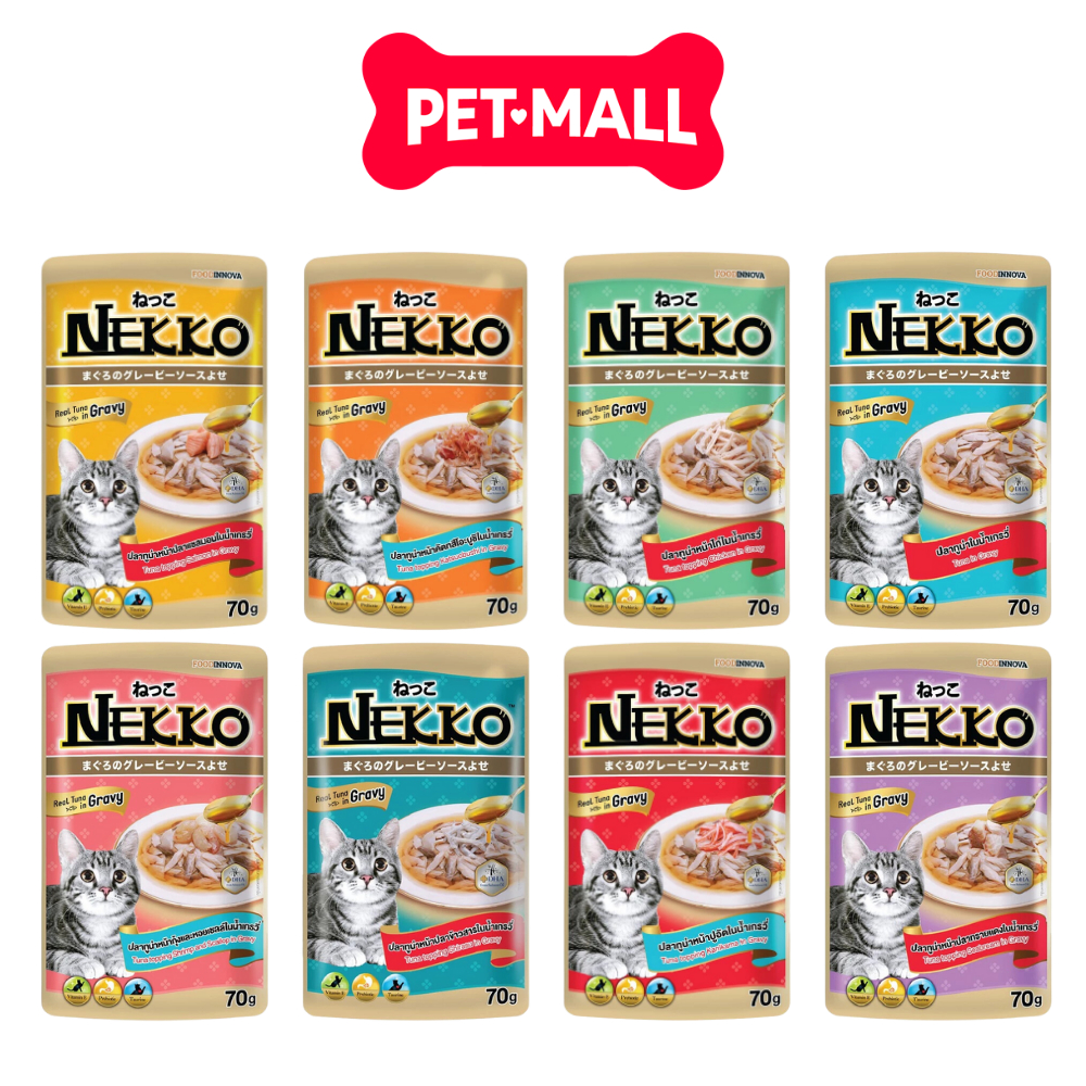 1 gói 70G - Pate mèo NEKKO Gravy Chính Hãng Petmall | Shopee Việt Nam