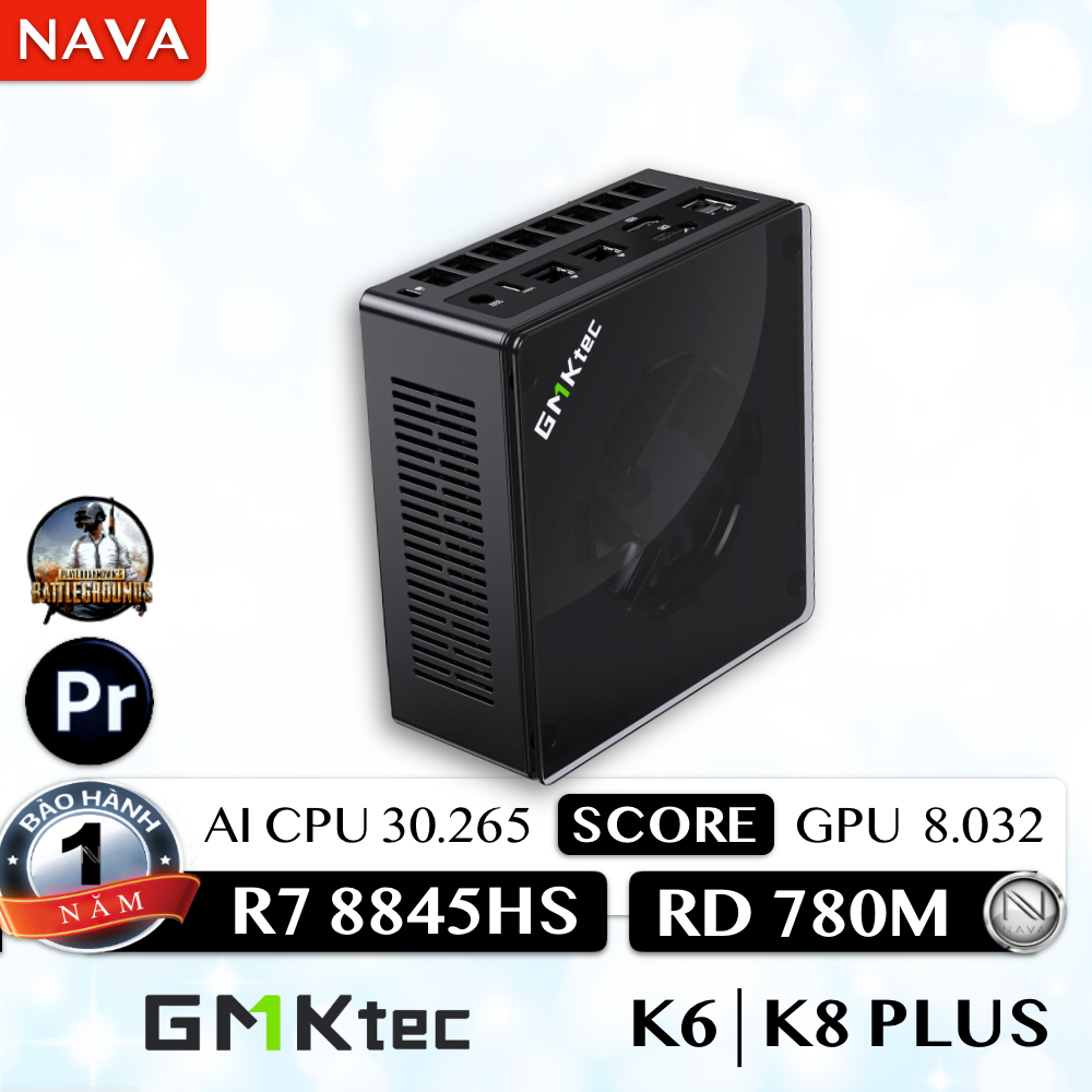 Mini PC GMKtec K8 Plus Oculink Ryzen 7 8845HS Nucbox GMK R7 7840HS DDR5 SSD 4 AMD Gaming eGPU ...