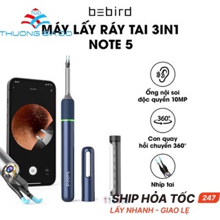 Dụng cụ lấy ráy tai Bebird Note 5/Note 5 Pro kèm ống camera nội soi có ...