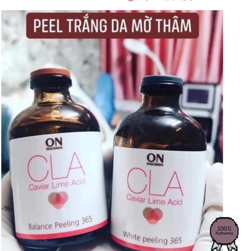 Full hộp Peel ON CLA 50 ml trắng da White Peeling 365 Onmacabim | Shopee Việt Nam