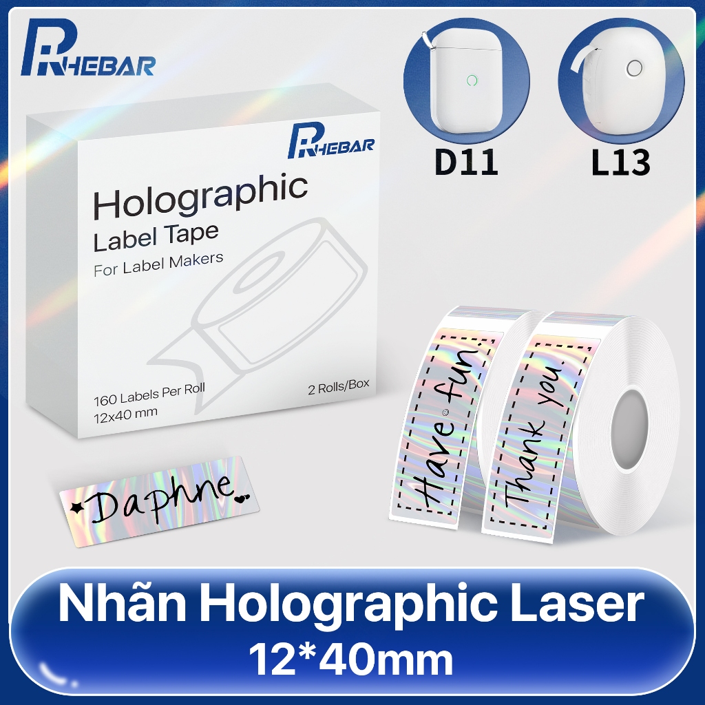 Giấy in tem nhãn cho máy in nhiệt cầm tay BEEPRT D11 & ONEPRT L13 in ...