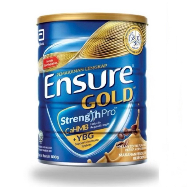 (HSD 7/2026) Sữa Ensure Gold Abbott MALAYSIA hương coffee 800g | Shopee ...