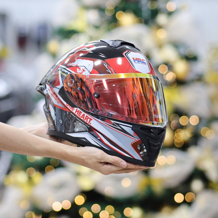 Mũ Fullface 2 Kính ROC 08 Plus Đen Bóng Dán Tem Decal | Shopee Việt Nam