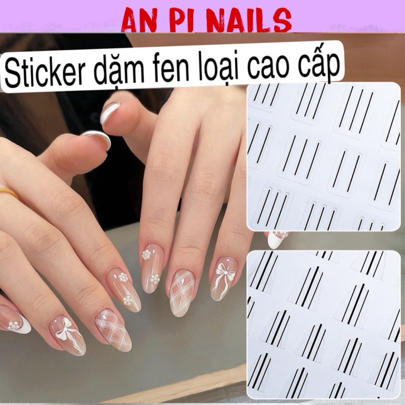 Sticker dặm fen nail loại cao cấp, cực dính, tái sử dụng nhiều lần, An ...