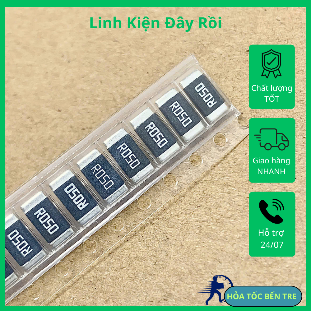 10 cái điện trở SMD 2W 2512 R050 0.050R 50mR | Shopee Việt Nam