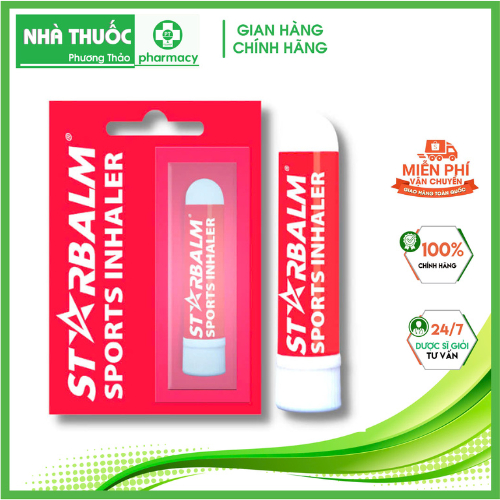 Ống Hít Thông Mũi Starbalm Sport Inhaler - Ống 1.1gr giúp lưu thông ...