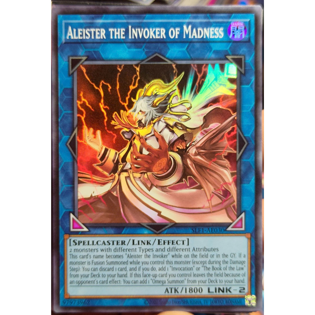 [KW2 Yugioh] [EN-AE] Thẻ bài SLF1-AE030 Aleister the Invoker of Madness | Shopee Việt Nam