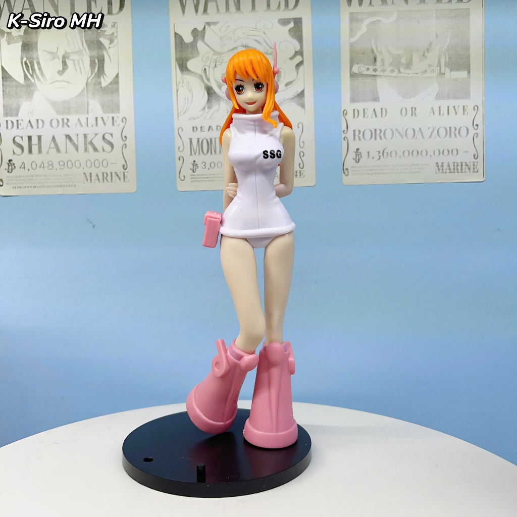 Mô hình One Piece, mô hình Nami Egghead dáng đứng siêu ngầu, cao 21cm ...