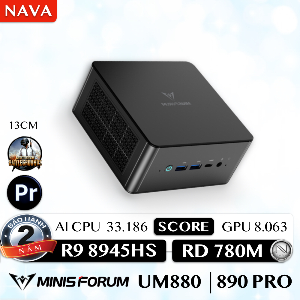 Mini PC Minisforum UM880 UM890 PRO R9 8945HS AMD AI Oculink Gaming Máy ...