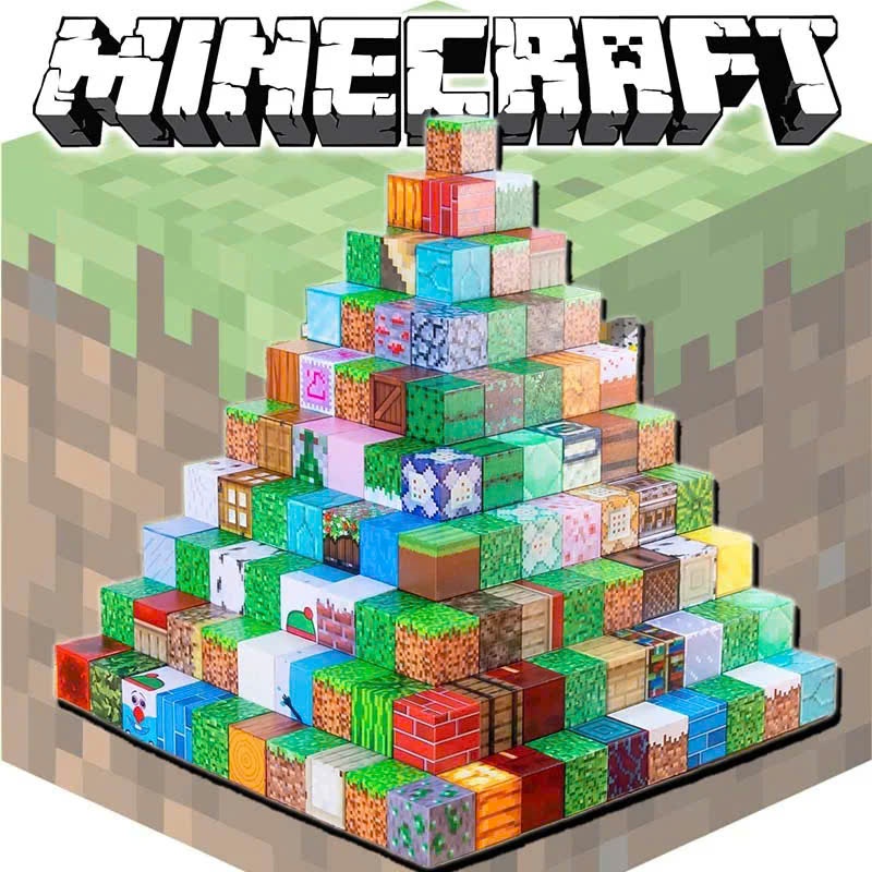 Đồ chơi khối nam châm Block Minecraft DIY khối xây dựng mô hình từ tính ...