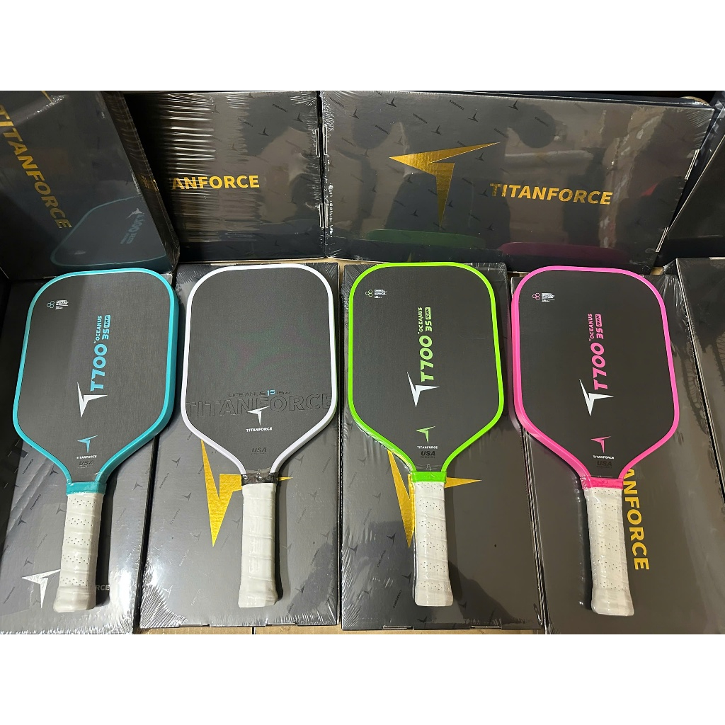 [ HOẢ TỐC ] Vợt Pickleball TITANFORCE HTPICK Chính Hãng - Sợi Carbon T700 Mặt nhám _Full hộp ...