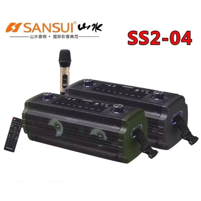 Loa Karaoke Xách Tay MiNi Sansui SS2-04 New 2024, Hàng Nhập Khẩu Chính ...