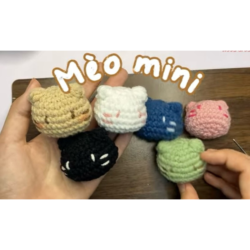 mèo mini đầu móc khoá | Shopee Việt Nam