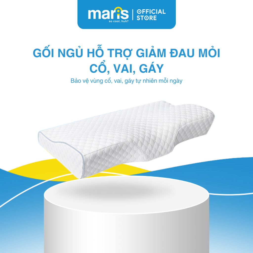 Gối Công Thái Học Người Lớn MARIS Mr - 706 Memory Foam, Gối Ngủ Hỗ Trợ ...