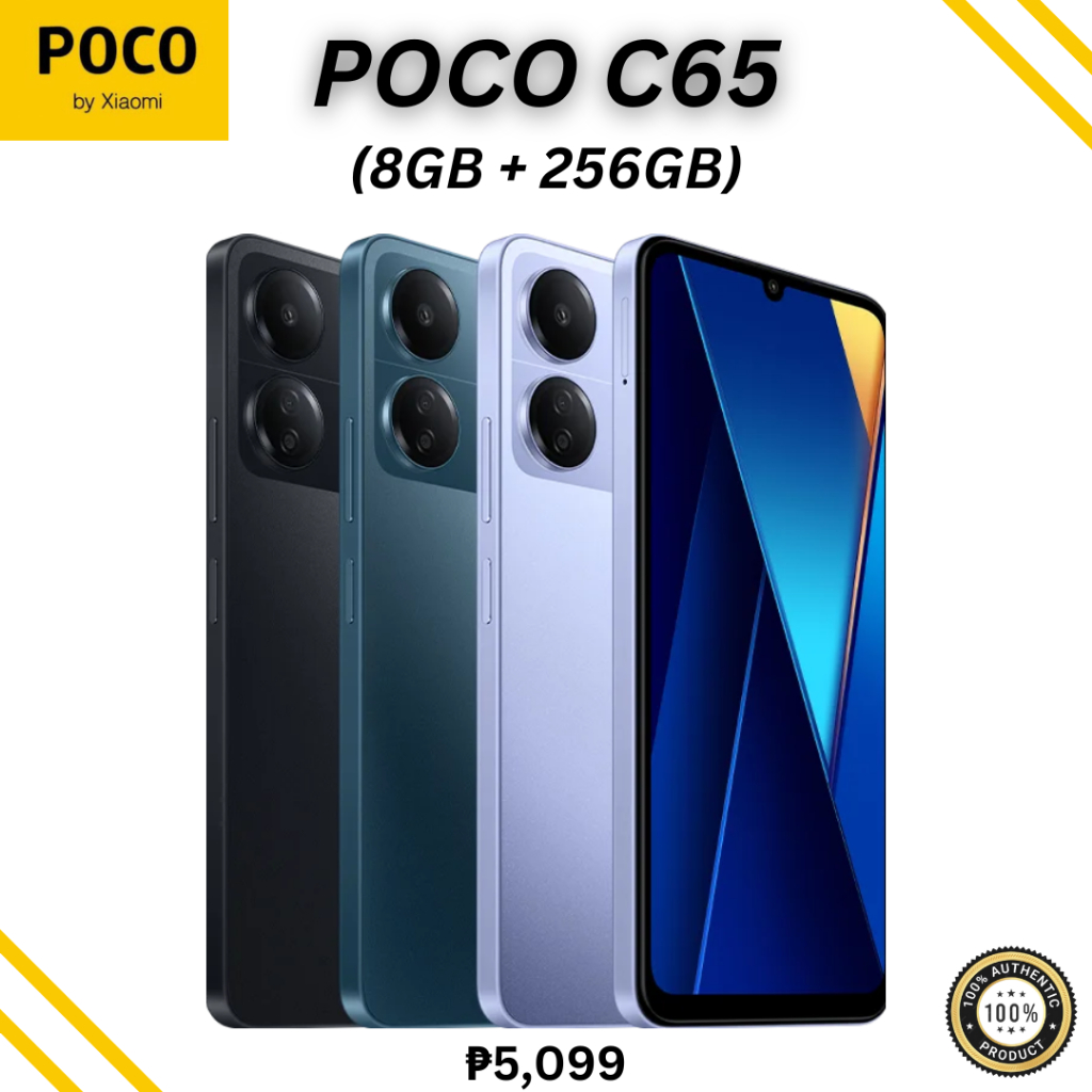 Xiaomi POCO C65 (8 + 256GB) 50MP AI Triple Camera Smooth 6.74" 90Hz ...