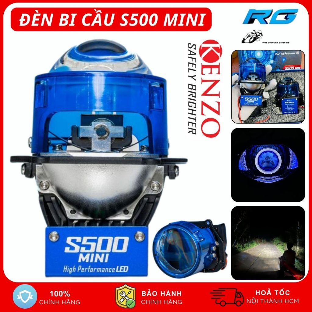 Kenzo S500 Mini, Đèn Bi Cầu Kenzo S500 Mini 55W Kích Thước Nhỏ Gọn Dễ ...