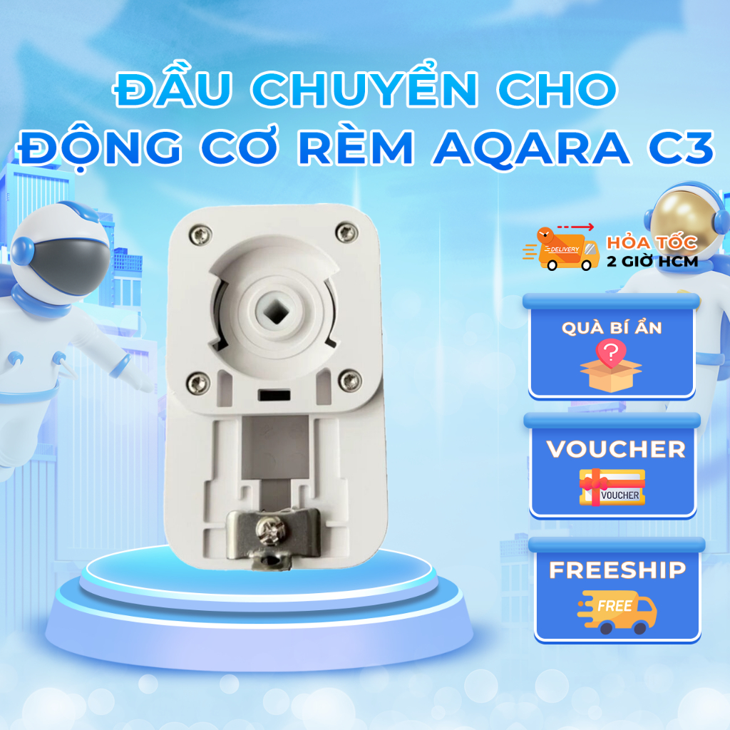 Đầu gắn động cơ rèm Aqara C3, sử dụng cho thanh ray kéo rèm tự động | Shopee Việt Nam