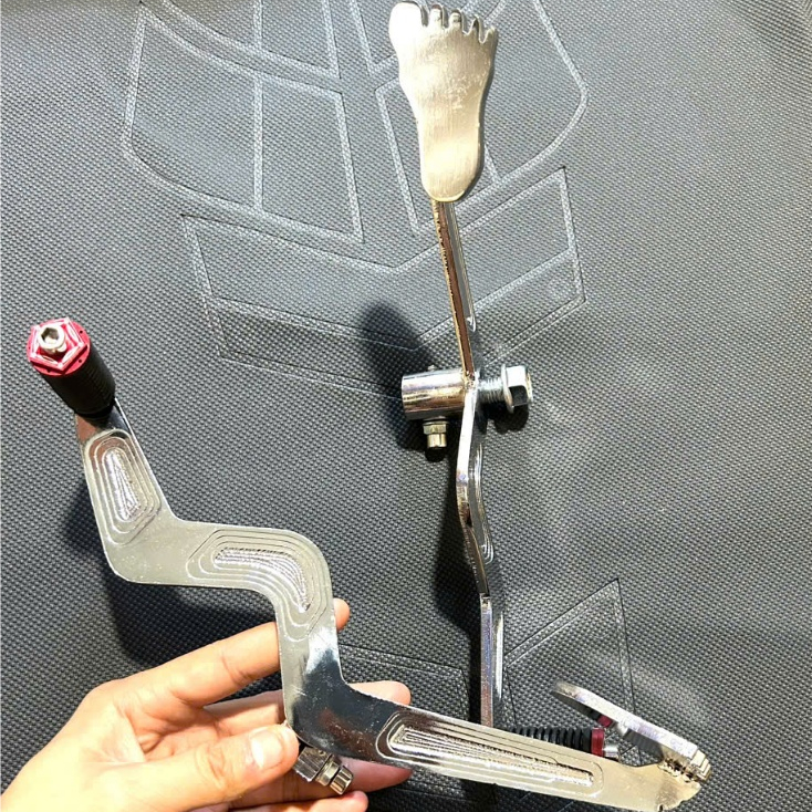 Cần số-Cần dãm số takegawa mẫu bàn chân phay lắp xe dream wave | Shopee ...