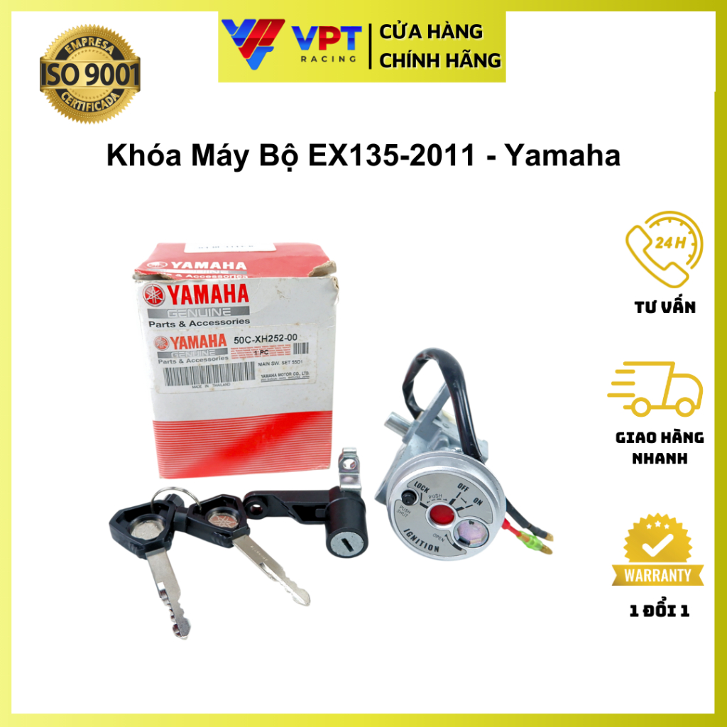 Bộ Ổ Khóa Máy Trước Sau Exciter Ex135 Chính hãng Yamaha 50C-XH252-00-Y ...