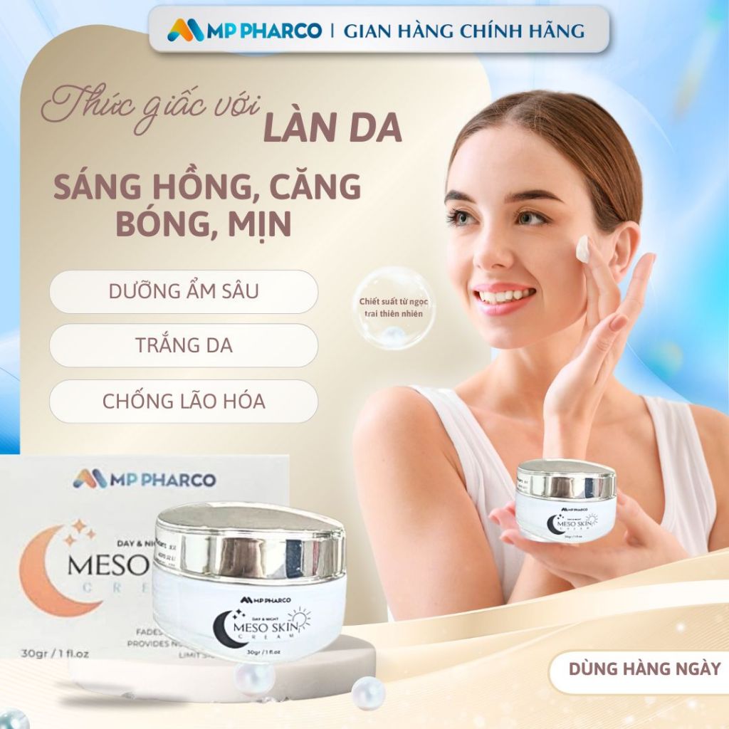 Kem dưỡng ẩm Sáng Da MESO Skin, da căng bóng mịn mướt, làm đẹp da ...