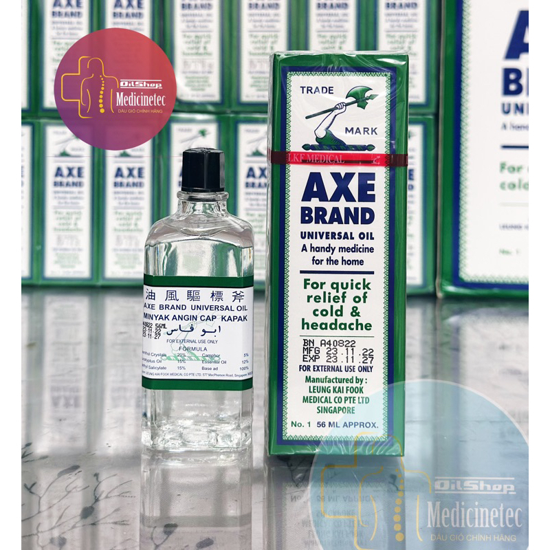 [chính hãng] DẦU GIÓ CÂY BÚA TRẮNG AXE BRAND UNIVERSAL OIL NỘI ĐỊA ...