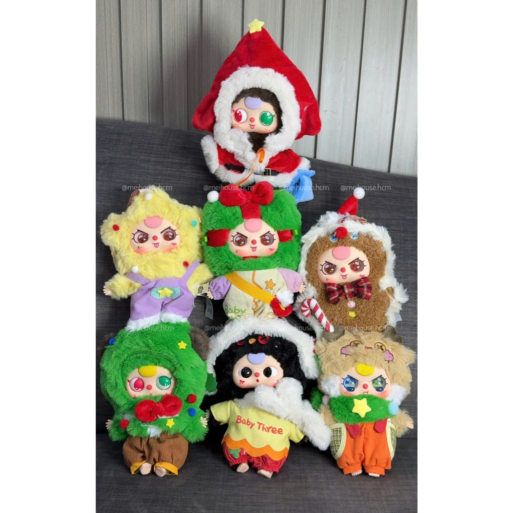 [ CHÍNH HÃNG] Móc khóa Baby three Noel, baby three Giáng Sinh Xmas Mini ...