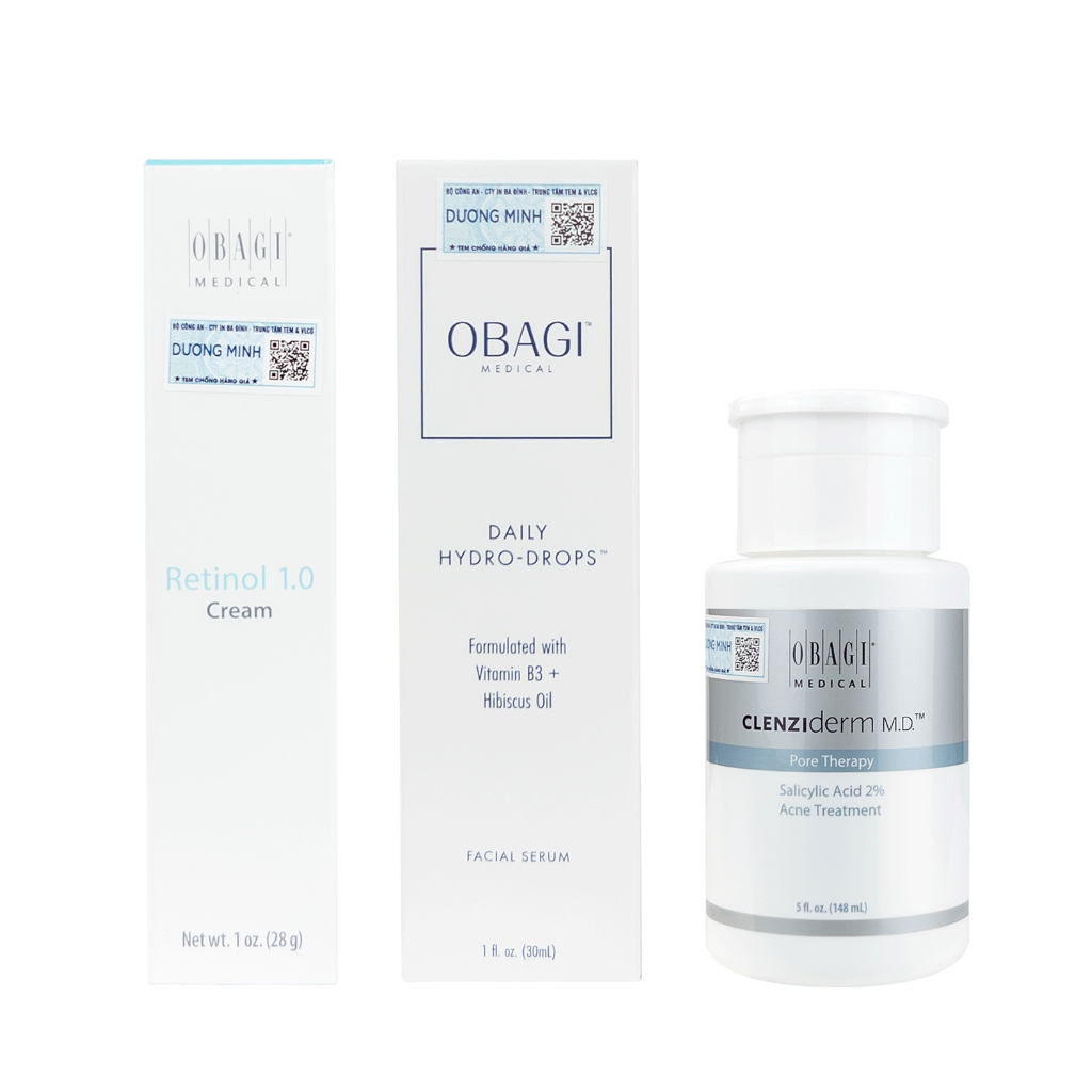 Combo 3: Dung dịch BHA Obagi Pore Therapy 148ml + Serum Daily Hydro ...