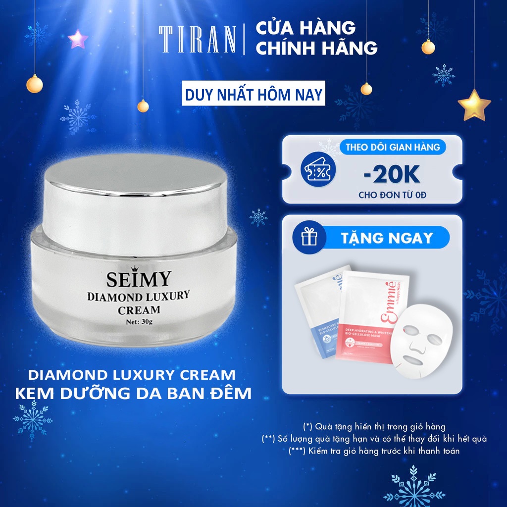 Kem dưỡng da nhau thai Seimy Diamond Luxury collagen dưỡng trắng da mềm ...