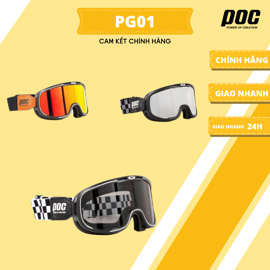 Kính Dây Phi Công Pilot Gẵn Mũ Bảo Hiểm POC PG01 - Nón Poc Chính Hãng ...