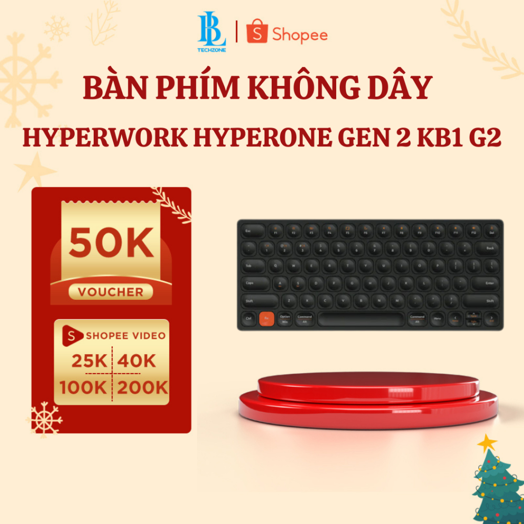 Bàn phím không dây HyperWork HyperOne Gen 2 KB1 G2 | TS01M | Silentium Mini MS01M - Chính Hãng ...