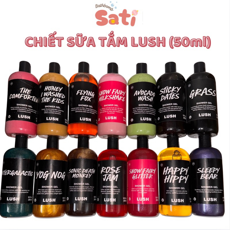 [ Chiết ] Sữa Tắm LUSH Size 50ml nhiều mùi | Shopee Việt Nam