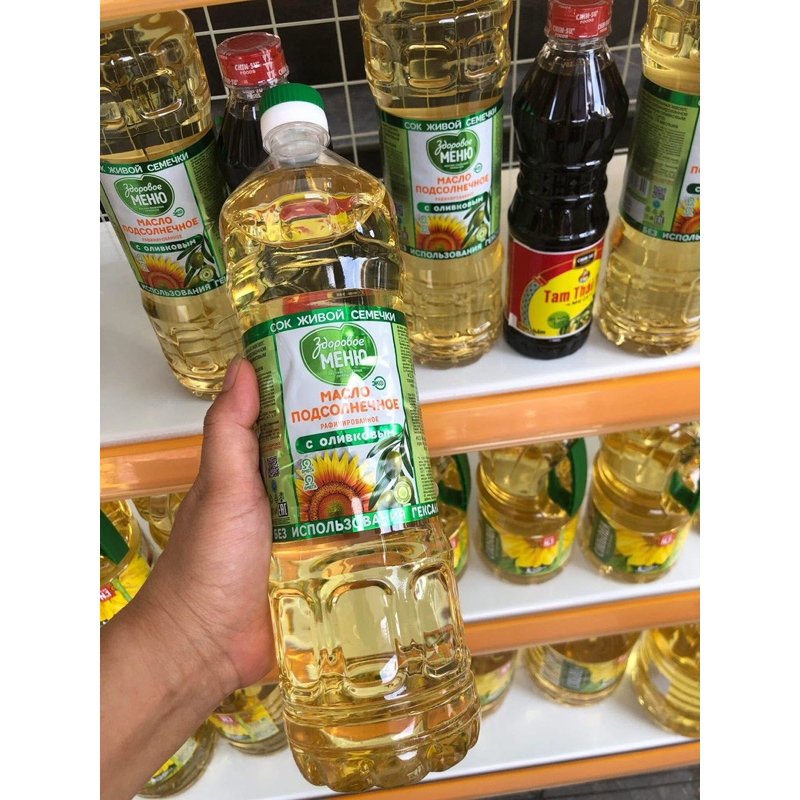 Dầu ăn tinh chất oliu mix hướng dương ( Nga) 1 lít | Shopee Việt Nam