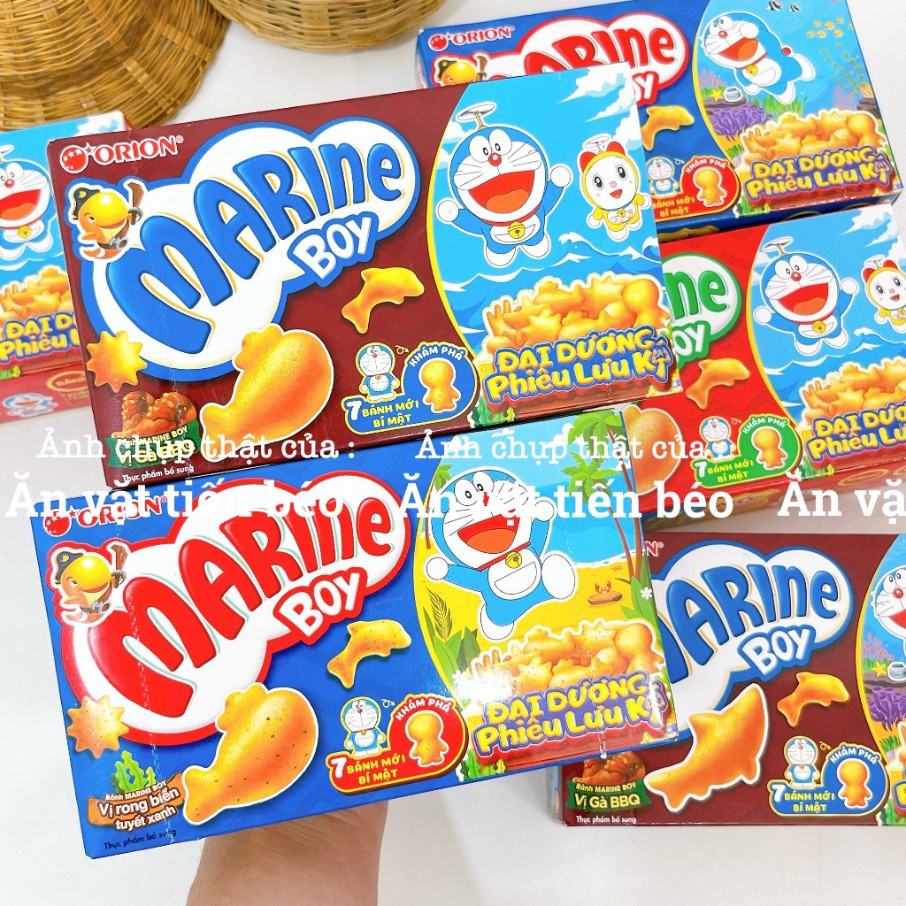 Bánh Cá Marine Boy Orion, Snack Bim Cá Ăn Liền Các Vị (Hộp 35g), Đồ ăn ...