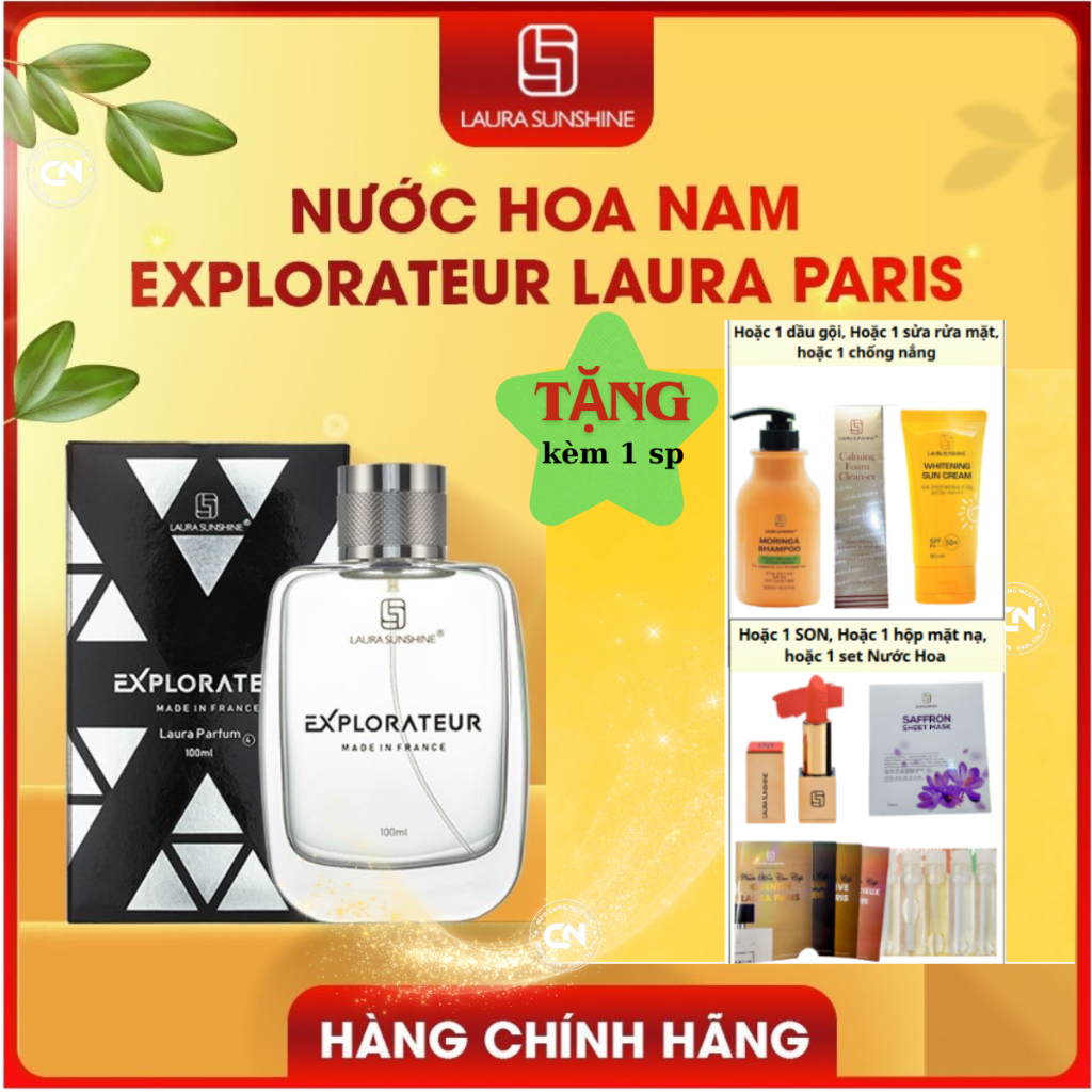 Nước Hoa Laura Sunshine Nhật Kim Anh cho Nam - Explorateur No4 100ml ...