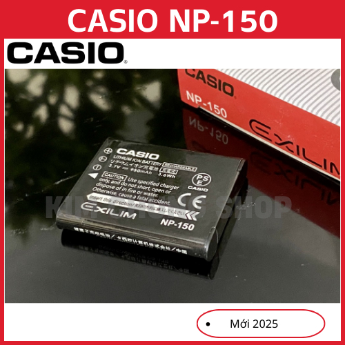 Pin Lithium Casio NP-150 / Olympus Li-50b cho Casio Exilim EX-TR600 TR60 TR50 TR500 TR35 TR25 ...