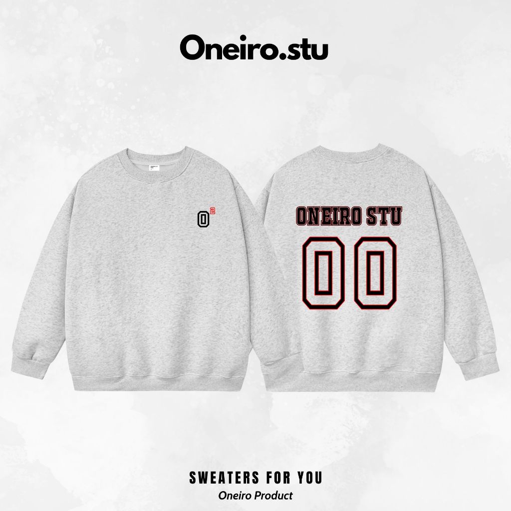 Áo Sweater local brand Oneiro nam nữ Nỉ Chân Cua Unisex - BASE | Shopee ...