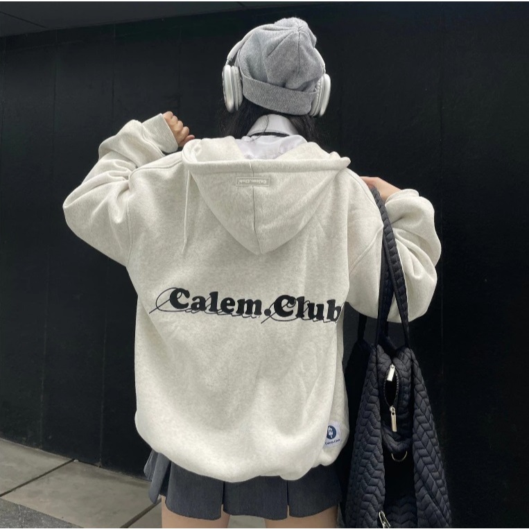 Áo Hoodie Zip CALEM.CLUB Mũ Trùm 2 Lớp Vải Nỉ Bông Cao Cấp , Áo Khoác ...