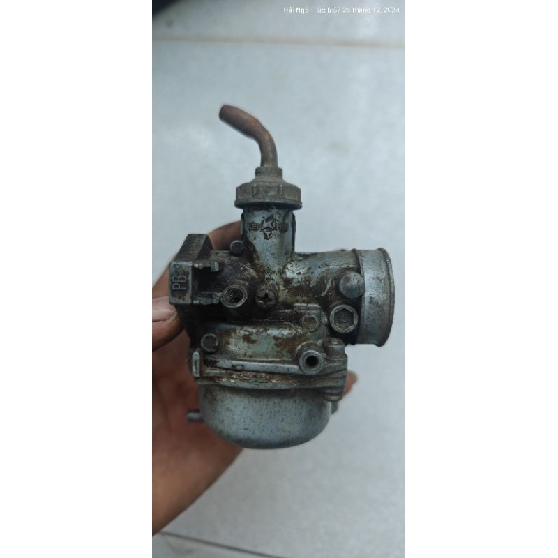 bộ chế hòa khí xe super CUP 50cc tháo máy | Shopee Việt Nam