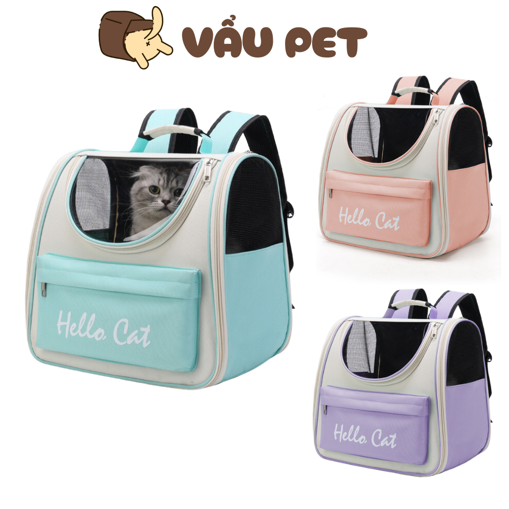 Balo Cho Chó Mèo Hello Cat - Túi Vận Chuyển, Balo Vận Chuyển Thú Cưng ...