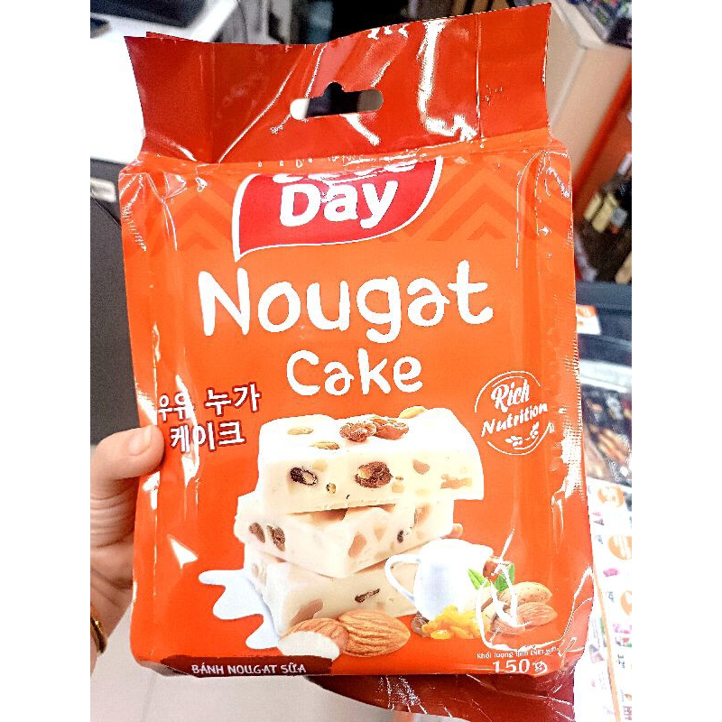 Bánh Nougat Love Day Sầu Riêng, socola- Kẹo Nougat- Milk Cake Nougat ...