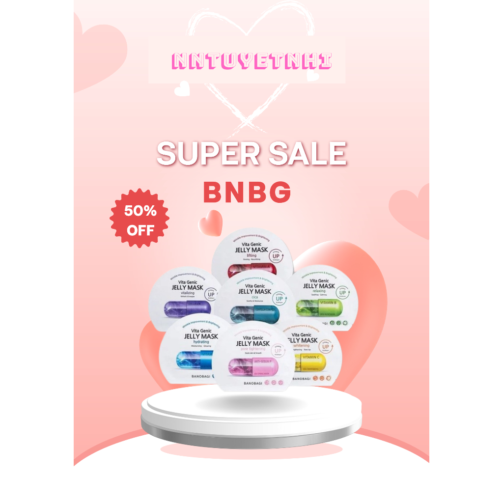 MẶT NẠ BNBG PREMIUM VITA GENIC JELLY MASK 30G | Shopee Việt Nam