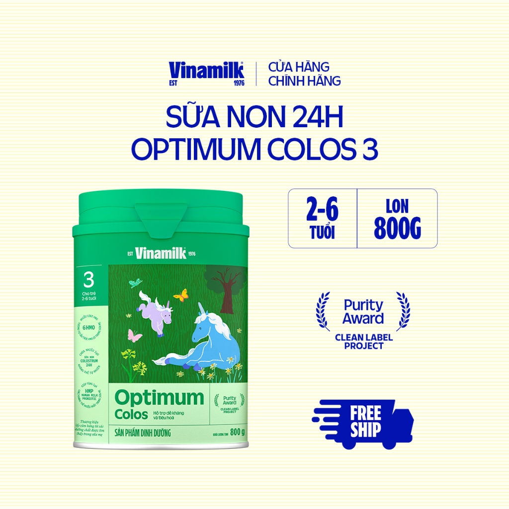Sữa Non Vinamilk Optimum Colos Gold 3 800g (sữa bột cho trẻ từ 2 - 6 ...