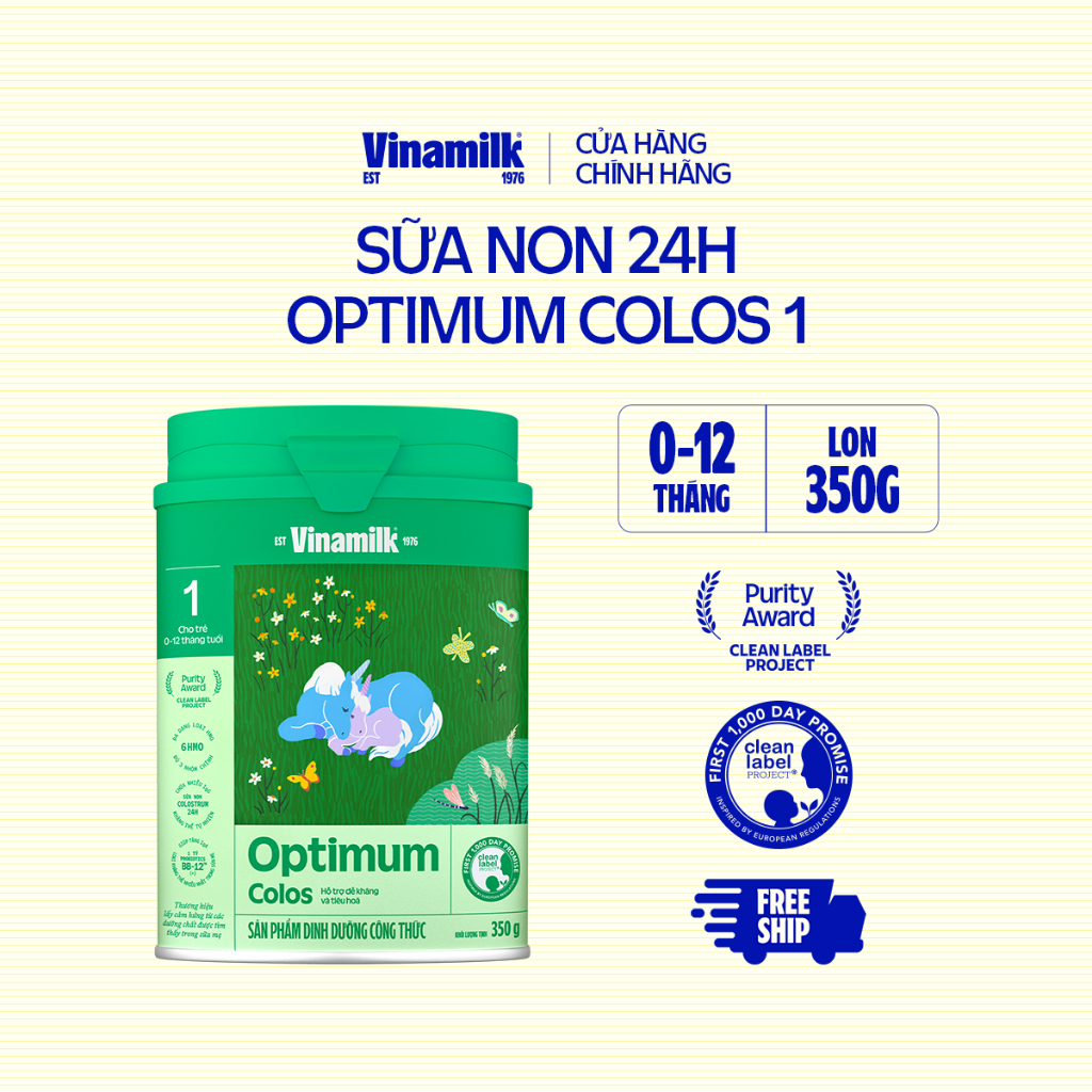 [BAO BÌ MỚI] 2 Hộp Sữa Non Vinamilk Optimum Colos 1 Hộp 350g (sữa bột ...