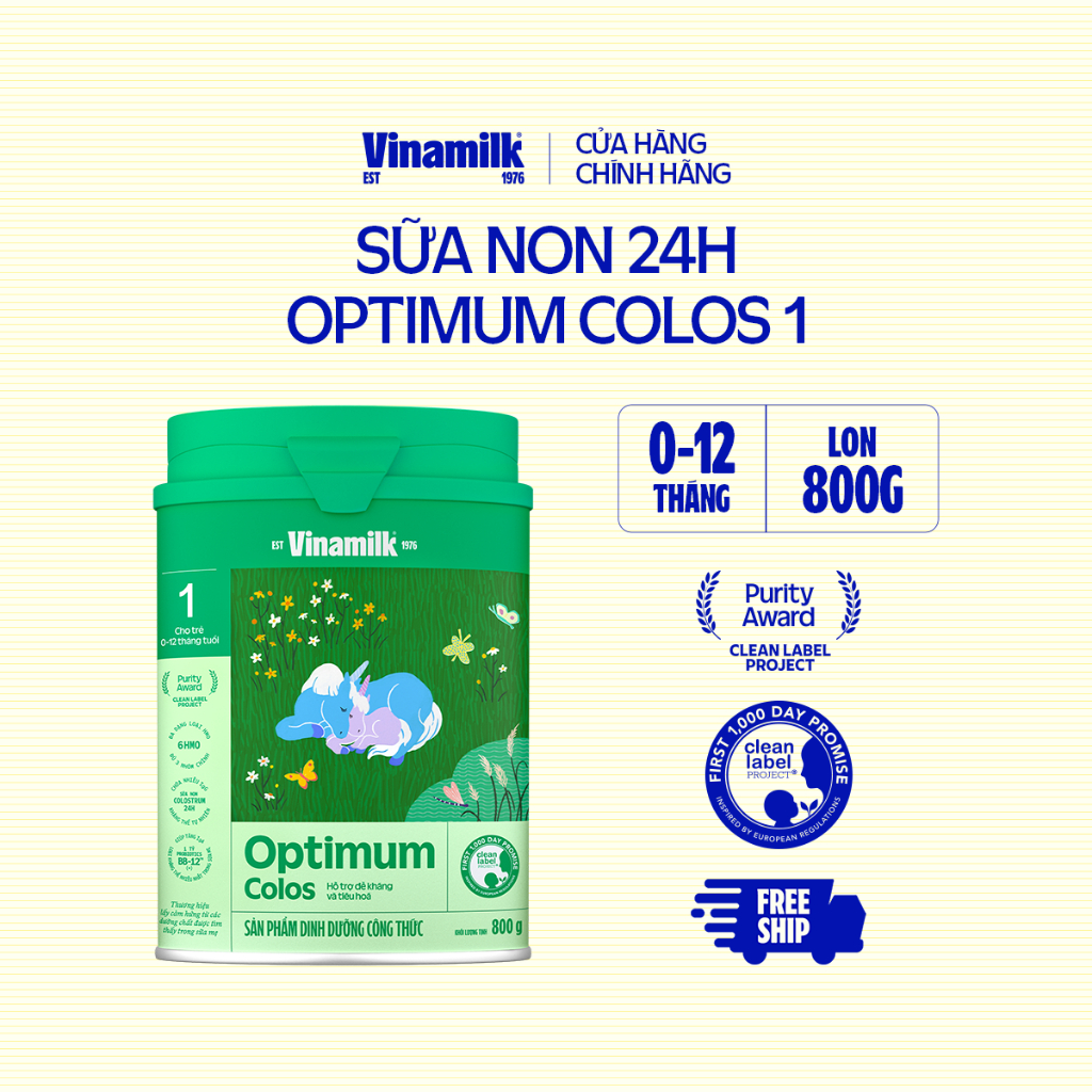 Sữa Non Vinamilk Optimum Colos 1 800g (sữa bột cho trẻ từ 0 - 1 tuổi) | Shopee Việt Nam