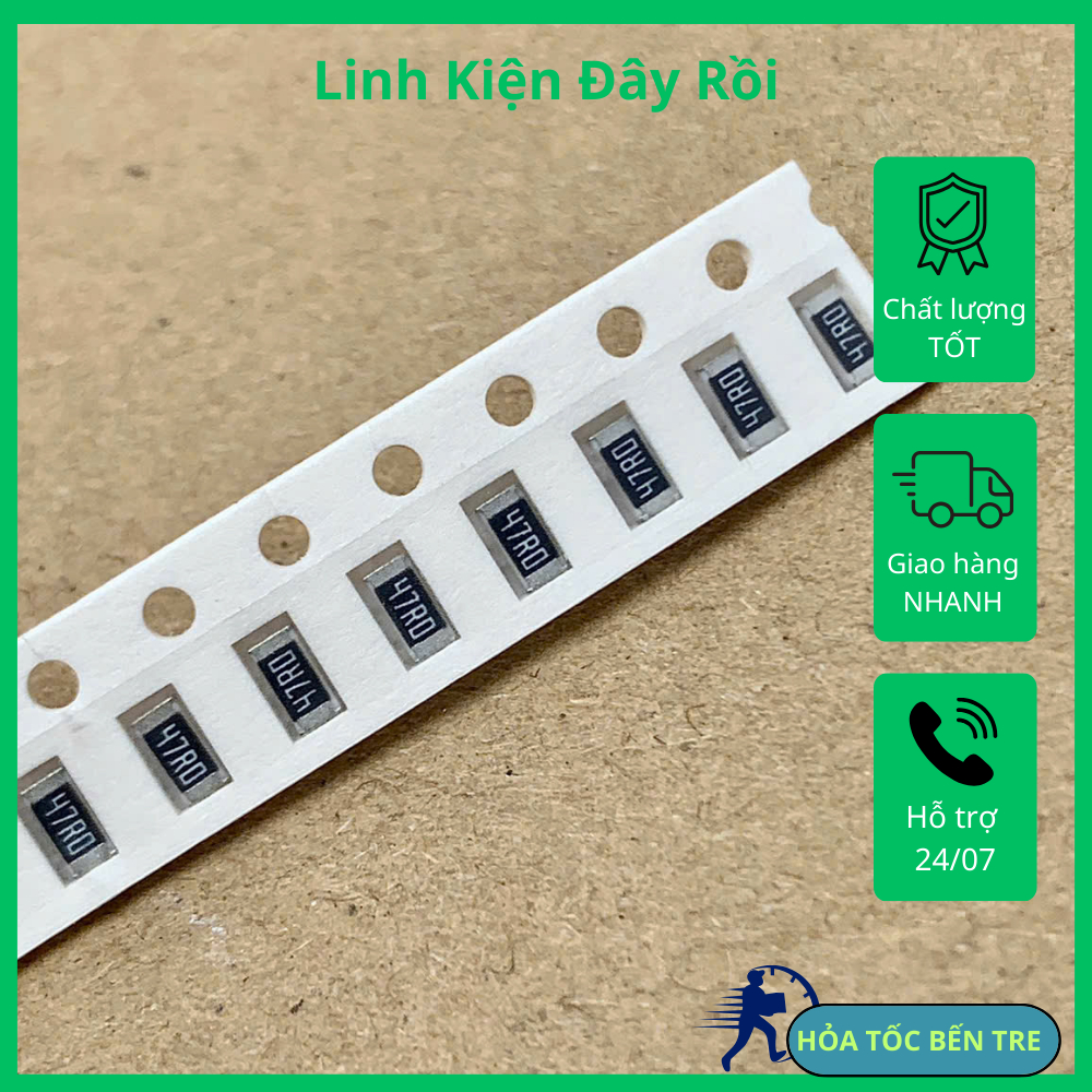 10 cái điện trở dán SMD 1206 47R0 470 47ohm | Shopee Việt Nam