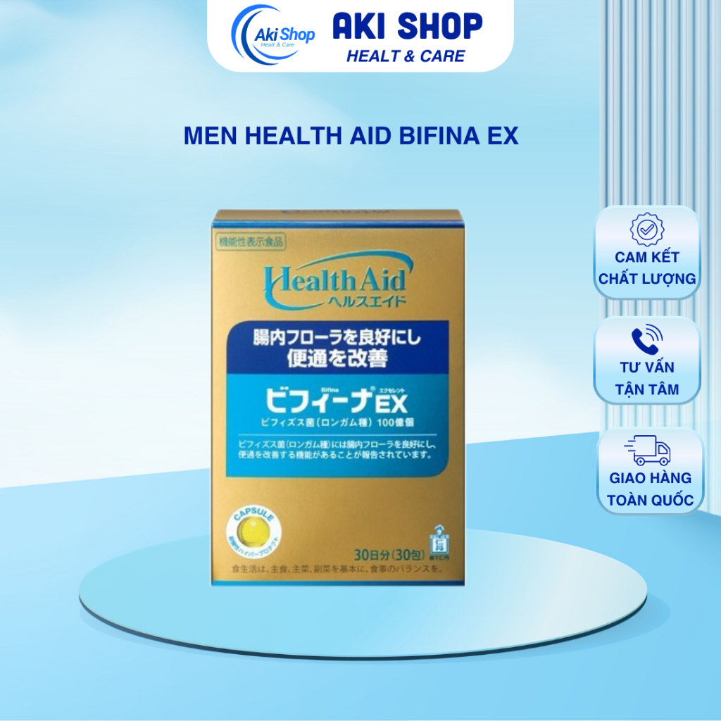 Men Health Aid Bifina EX Bổ Sung Lợi Khuẩn Hộp 30 Gói Nhật Bản | Shopee ...